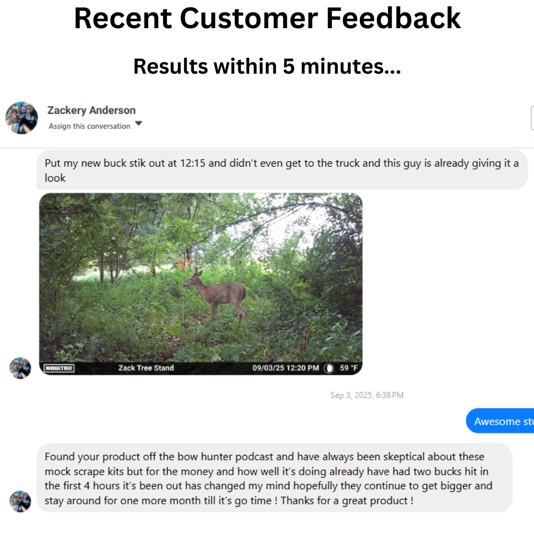 BuckStik | All in one Licking Branch, Mock Scrape, and Rubbing Post